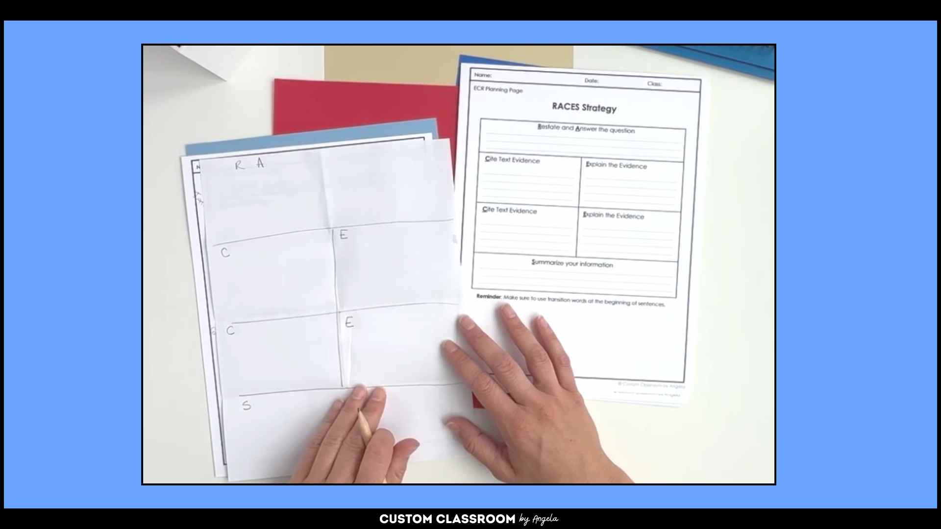 Mastering RACES Strategy for STAAR ECR Success - Custom Classroom by Angela