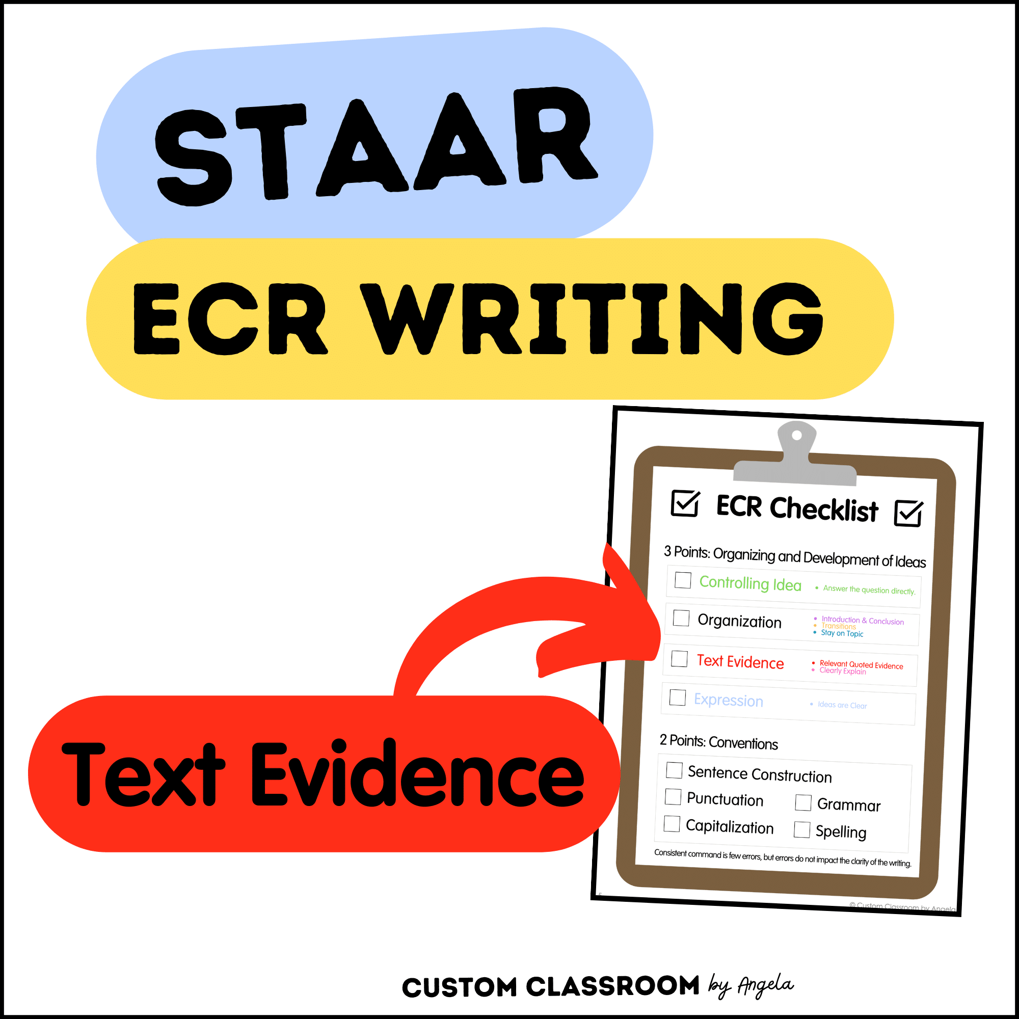 Mastering STAAR Writing: ECR Tips for Effective Text Evidence ...